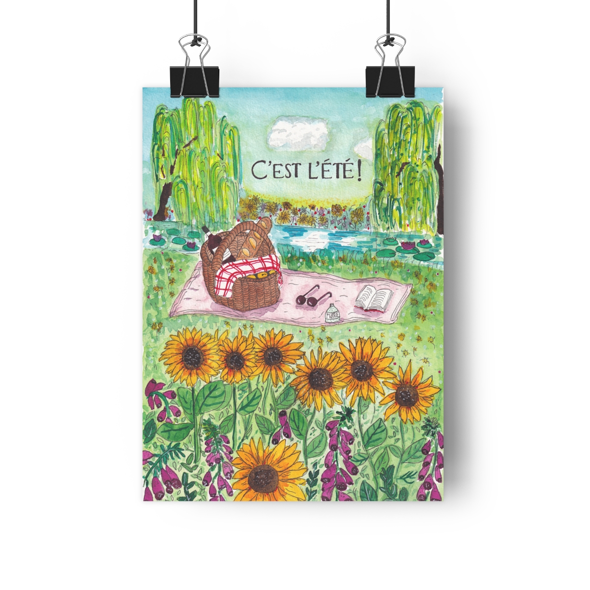 Poster "C'est l'été!" - Tarthélémy